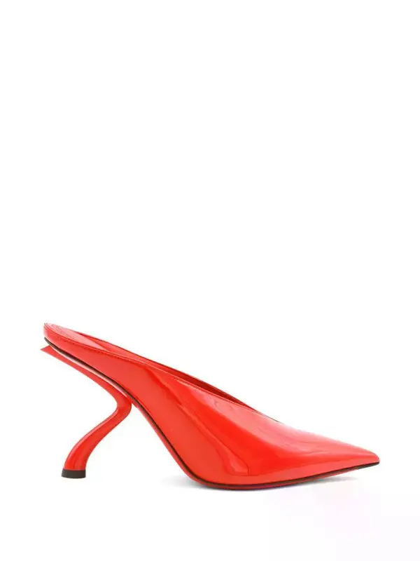 FERRAGAMO Itaca Sculpted Leather Mules