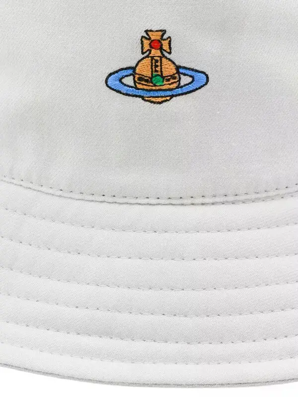VIVIENNE WESTWOOD Embroidered Cotton Bucket Hat
