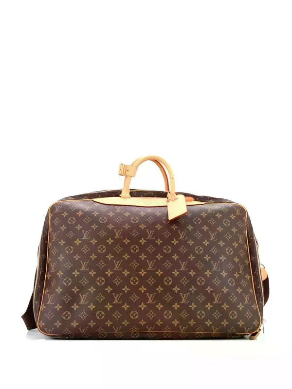 LOUIS VUITTON Alize Bag Monogram Canvas 2 Poches Travel Bag