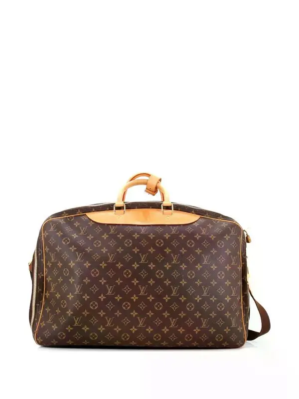 LOUIS VUITTON Alize Bag Monogram Canvas 2 Poches Travel Bag