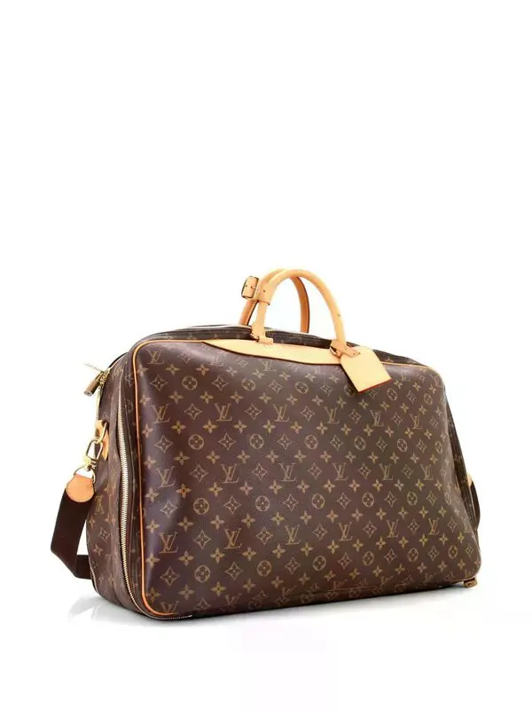 LOUIS VUITTON Alize Bag Monogram Canvas 2 Poches Travel Bag