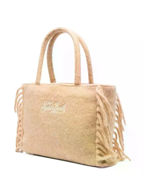 MC2 SAINT BARTH Embroidered Tote Bag - Neutrals