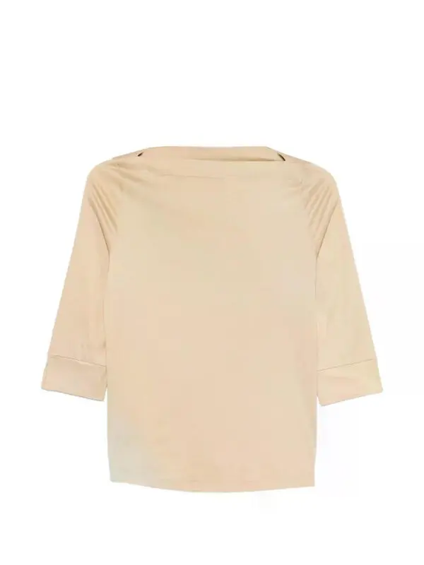 AROVESCIO Boatneck Top - Neutrals
