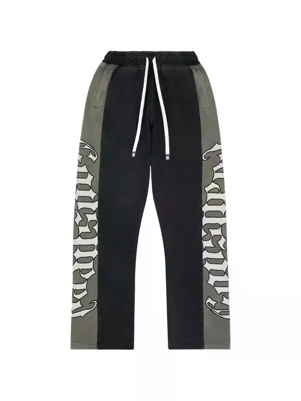 GODSPEED Patchwork Print Track Trousers - Black