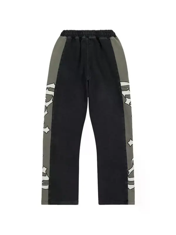 GODSPEED Patchwork Print Track Trousers - Black