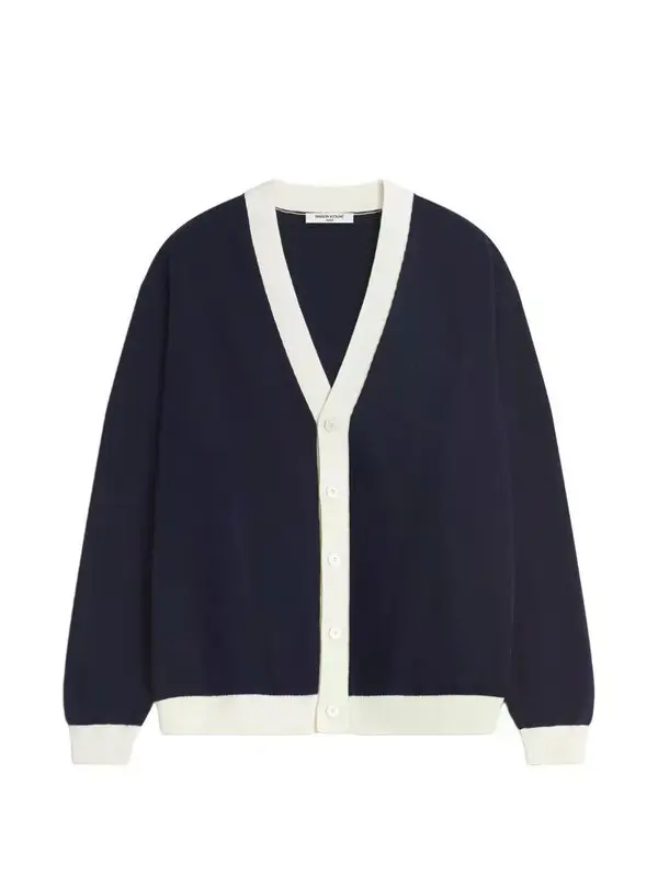 Maison Kitsuné Button Trim Cardigan