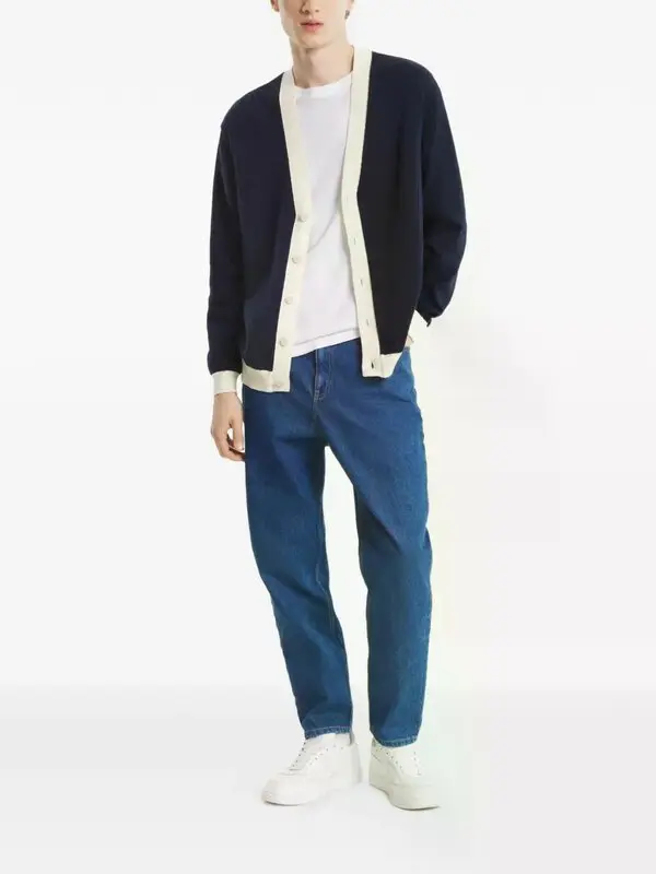 Maison Kitsuné Button Trim Cardigan