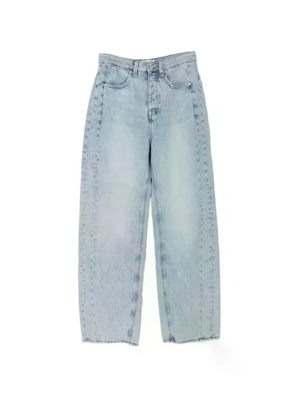 Free People Button-fastening Baggy Jeans