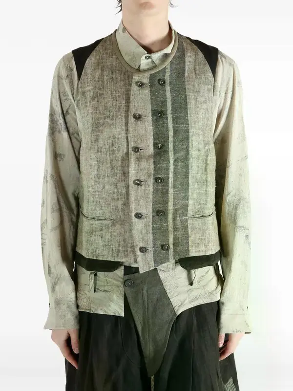 ZIGGY CHEN Buttoned Waistcoat