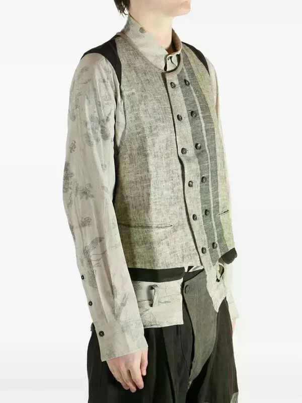 ZIGGY CHEN Buttoned Waistcoat