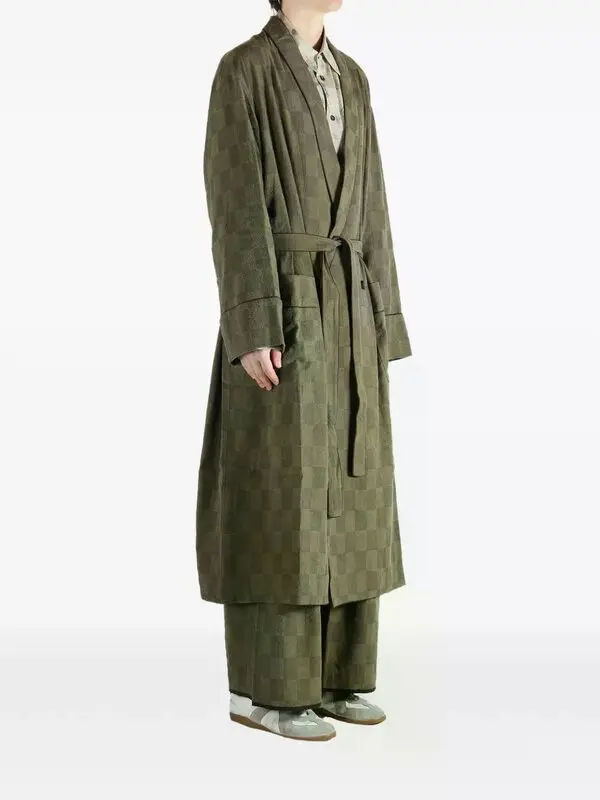 ZIGGY CHEN Checkered Kimono