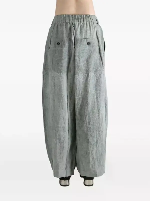 ZIGGY CHEN Drawstring Trousers - Grey