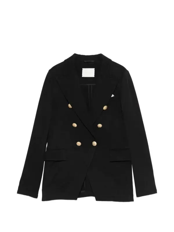 CIRCOLO 1901 Double-breasted Blazer - Black