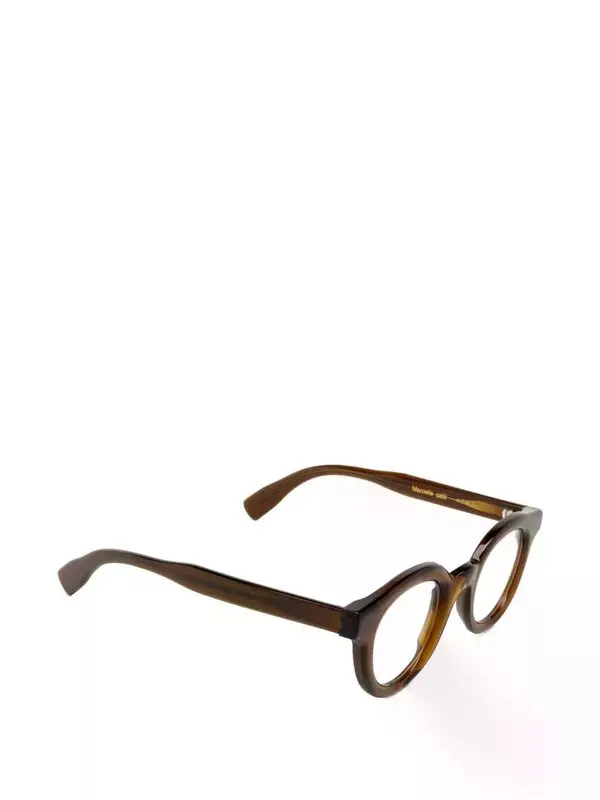 AUDE HEROUARD Marcelle Round-frame Glasses