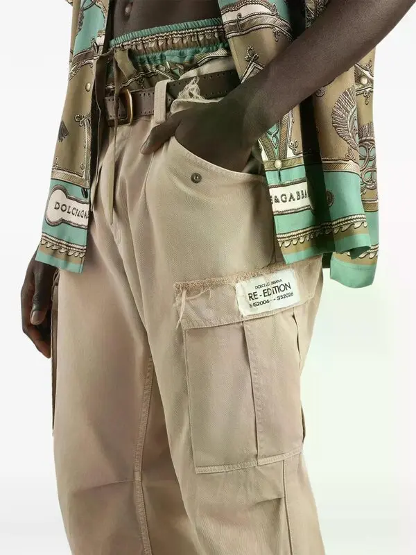 Dolce & Gabbana Distressed Cargo Pants