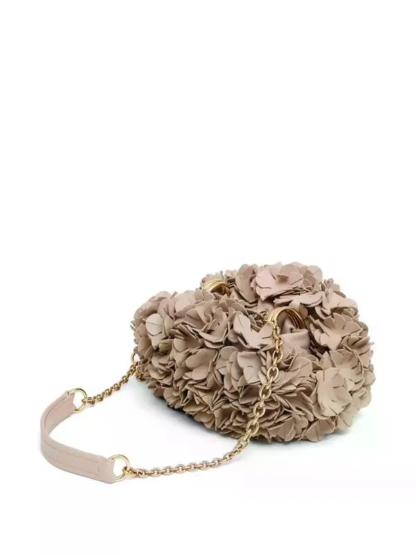 Chloé Flower Appliqué Shoulder Bag