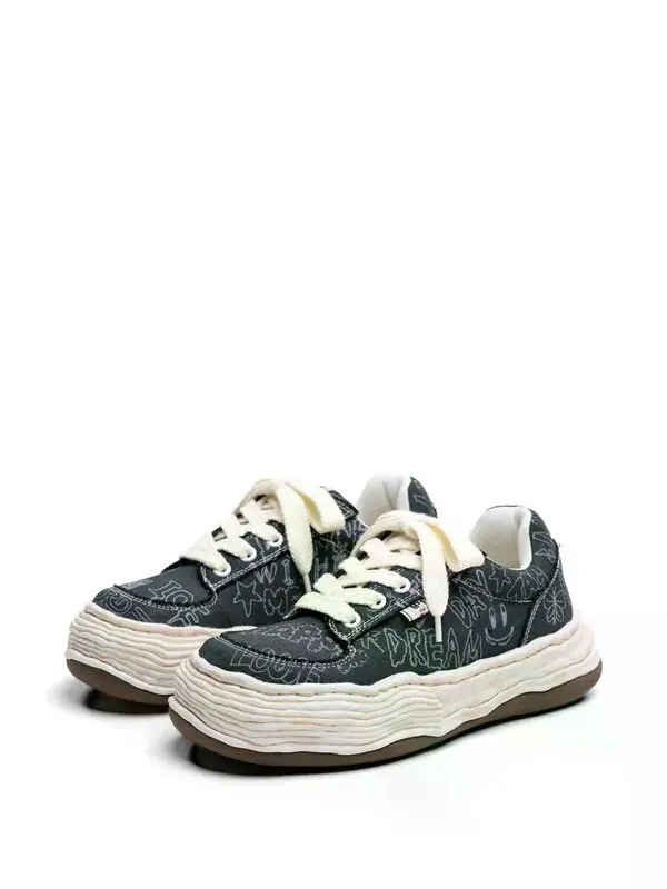 Mihara Yasuhiro Oliver Graffiti-print Sneakers