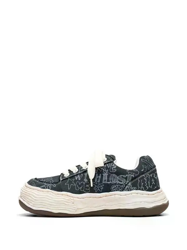 Mihara Yasuhiro Oliver Graffiti-print Sneakers