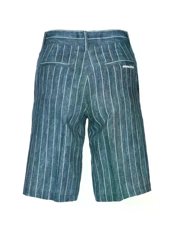 ERMANNO FIRENZE Striped Bermuda Shorts