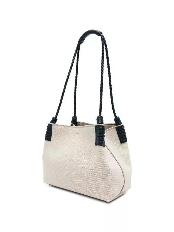 Etro Logo Braided Shoulder Bag - Neutrals