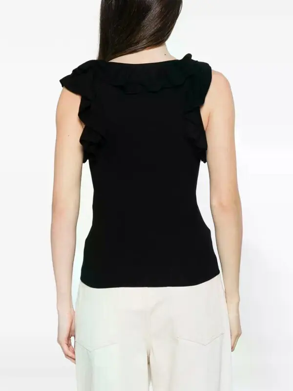 Marella Matassa Ruffled V-neck Top