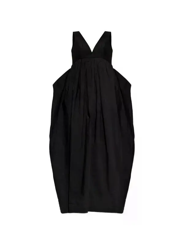 RÓHE V-neck Maxi Dress - Black