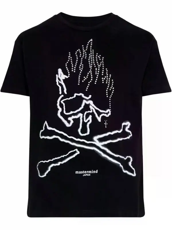 TRAVIS SCOTT X Mastermind Skull Cactus Jack Crew Neck T-shirt