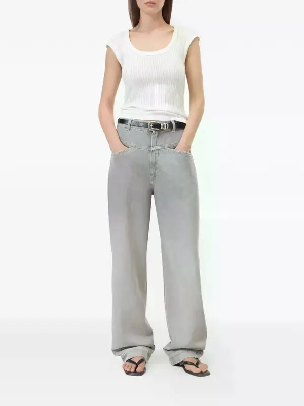 Closed Deni-x Wide Leg Jeans - Grey