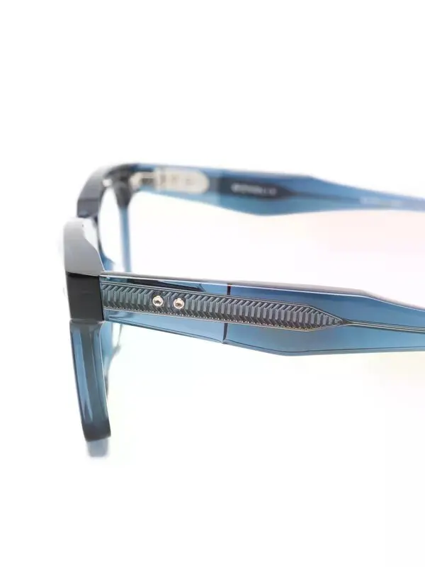 Dita Monolix Square-frame Eyeglasses - Blue