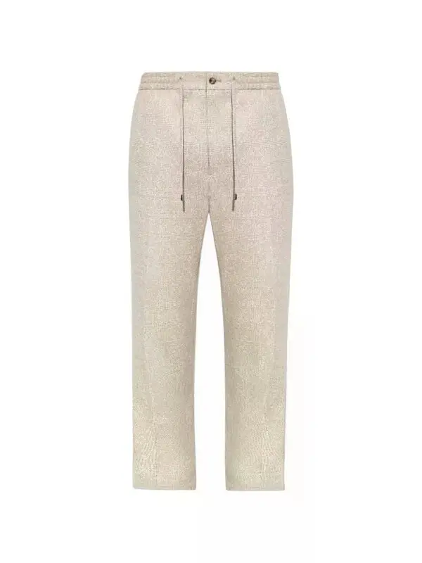 Etro Patterned Drawstring Trousers