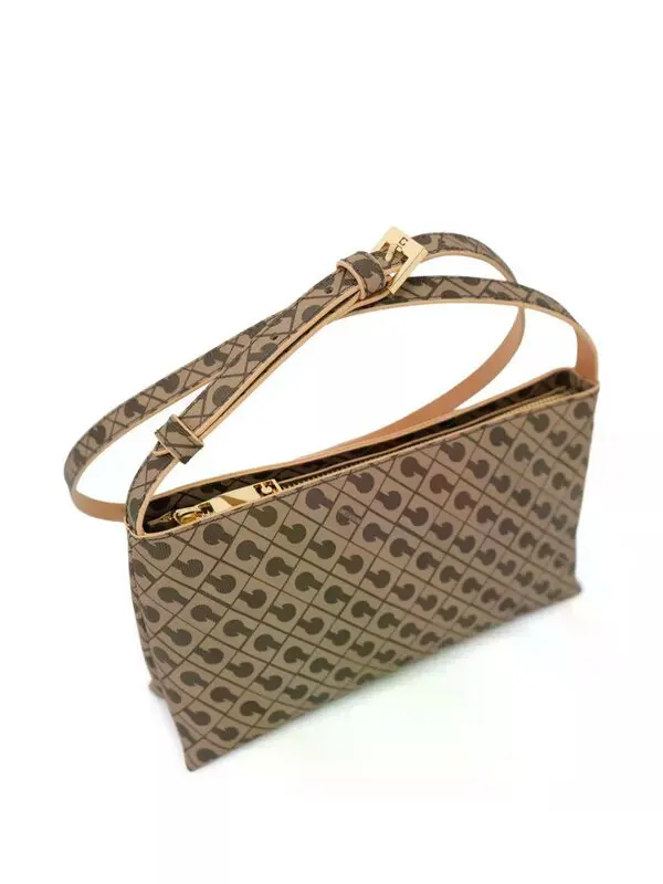 GHERARDINI Leather Half Moon Shoulder Bag