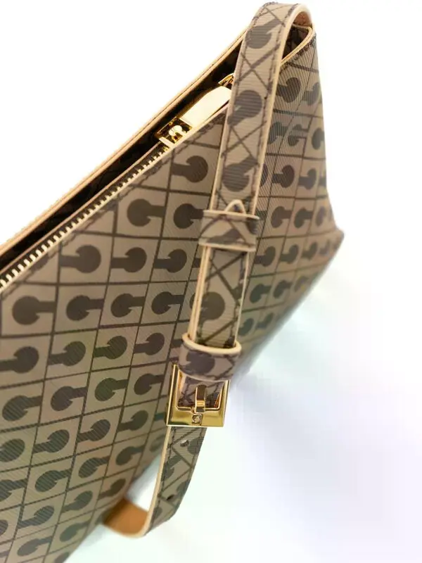 GHERARDINI Leather Half Moon Shoulder Bag