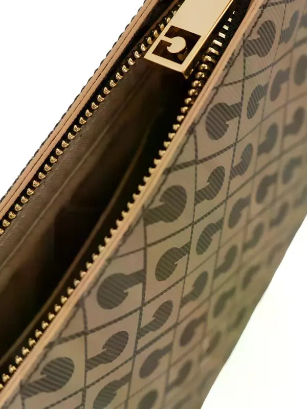 GHERARDINI Leather Half Moon Shoulder Bag
