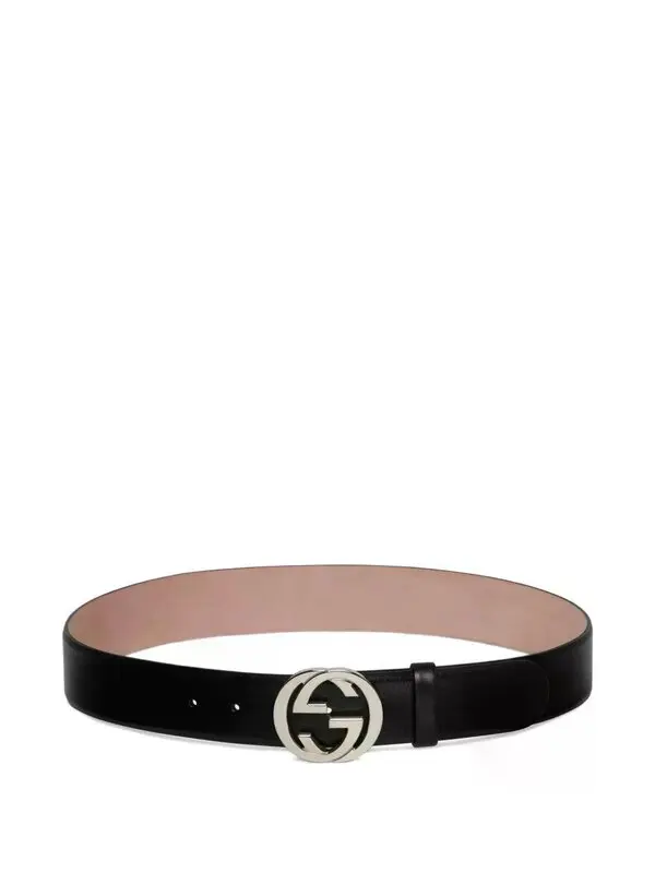 Gucci Interlocking-logo Buckle Belt