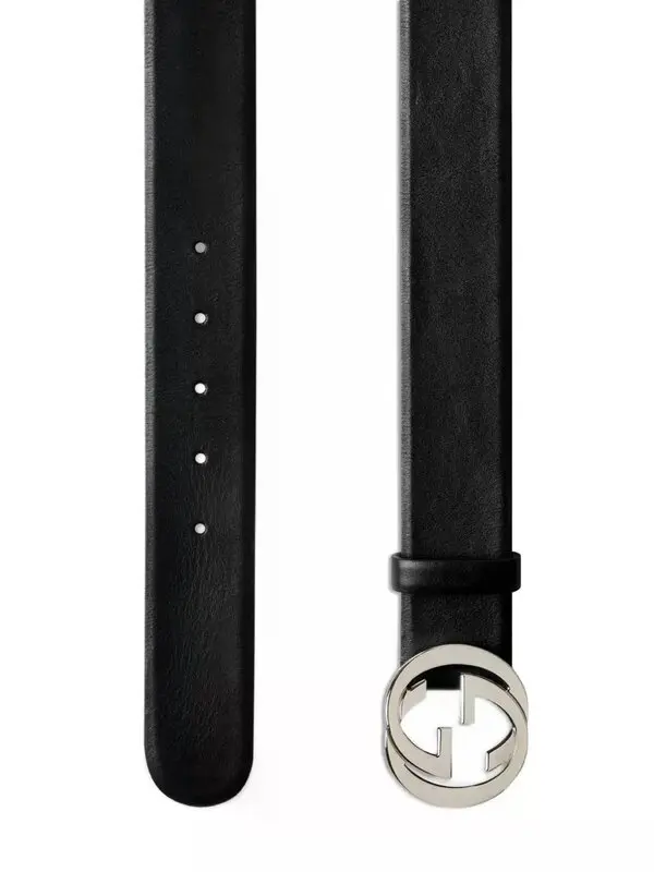 Gucci Interlocking-logo Buckle Belt