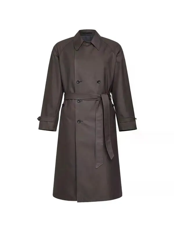 Giorgio Armani Double-breasted Belted Coat