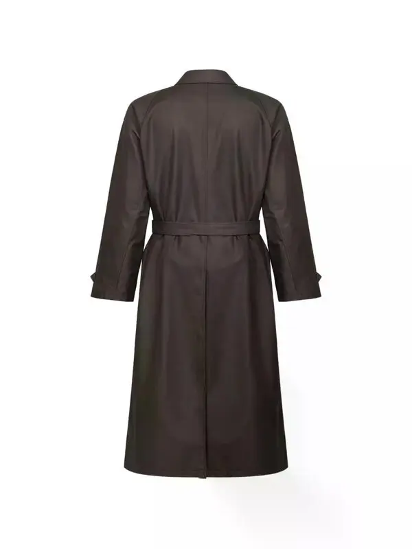 Giorgio Armani Double-breasted Belted Coat