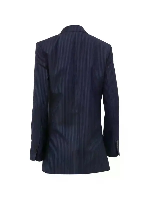 Theory Striped Double-breasted Blazer