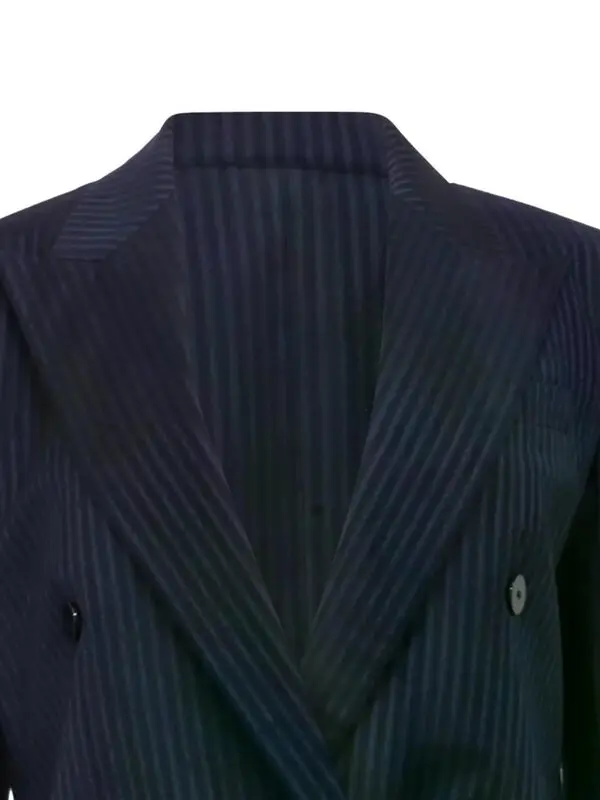 Theory Striped Double-breasted Blazer
