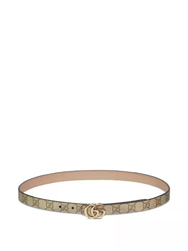 Gucci Gg Monogram Belt - Neutrals