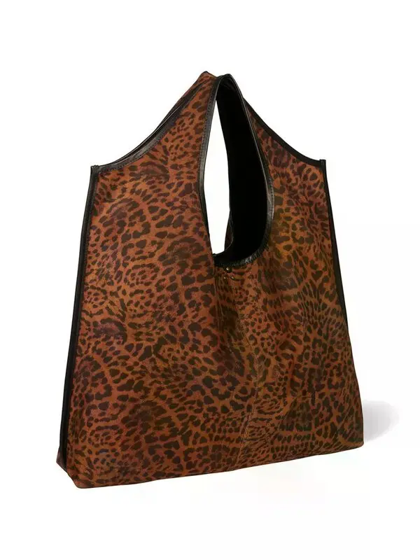 Jérôme Dreyfuss Paco Animal-print Tote Bag