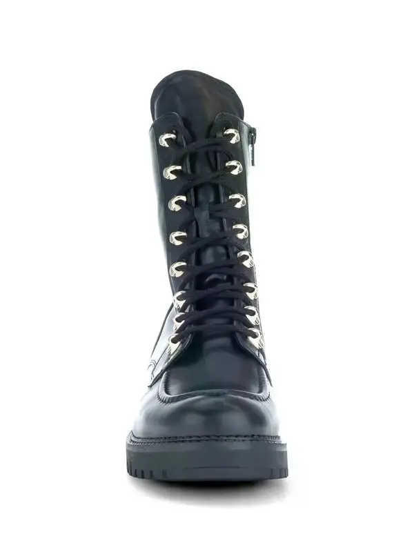 Gabor Leather Combat Boots