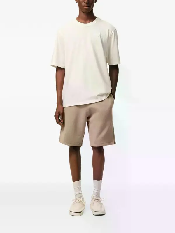 AMI Paris De Coeur Cotton Fleece Shorts