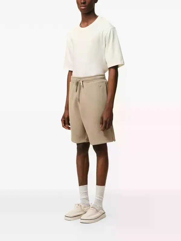 AMI Paris De Coeur Cotton Fleece Shorts
