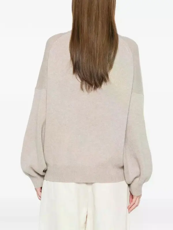 LISA YANG Veira Cashmere Sweater - Neutrals