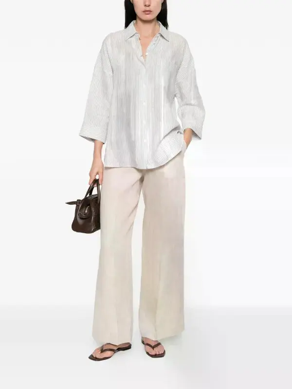 Max Mara Malizia Pressed-crease Palazzo Pants