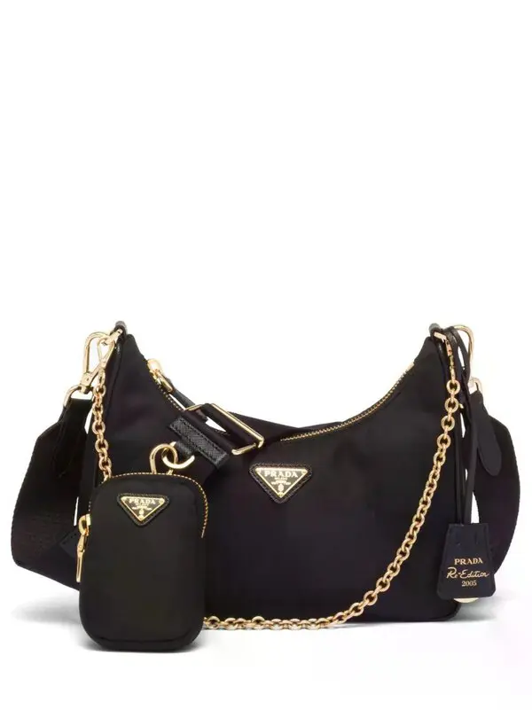 Prada Re-edition 2005 Re-nylon Shoulder Bag - Black