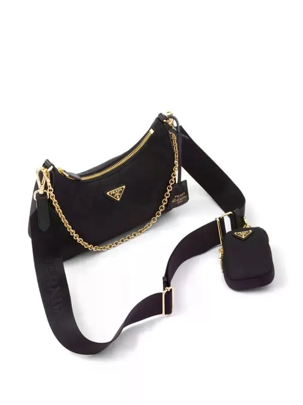 Prada Re-edition 2005 Re-nylon Shoulder Bag - Black
