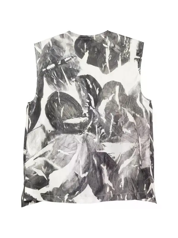 ALYSI Printed Buttoned Top