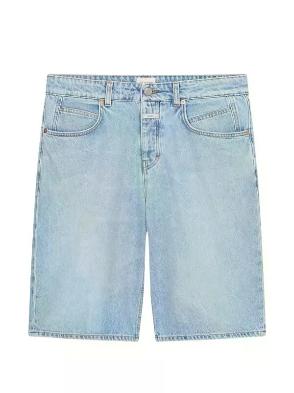 Closed Jenica Patch-pocket Denim Shorts - Blue